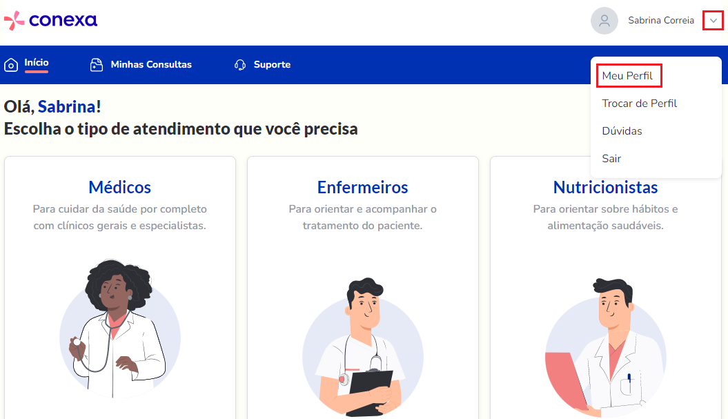 Como incluo meu nome social na plataforma Conexa Saúde? – Conexa Saúde